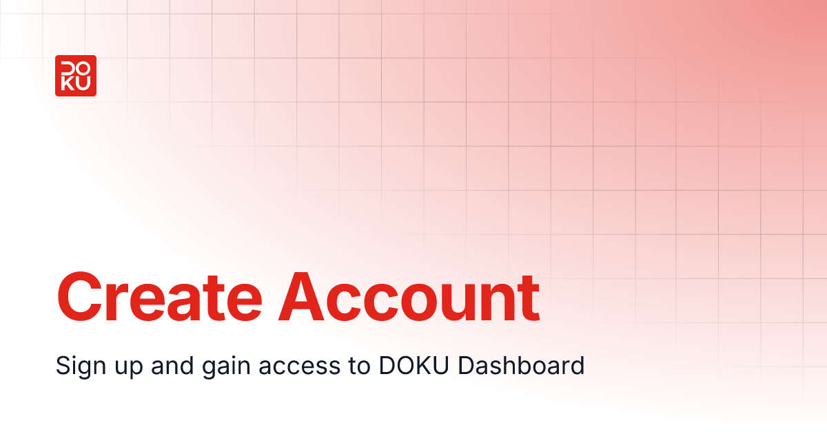 Create Account | DOKU Docs
